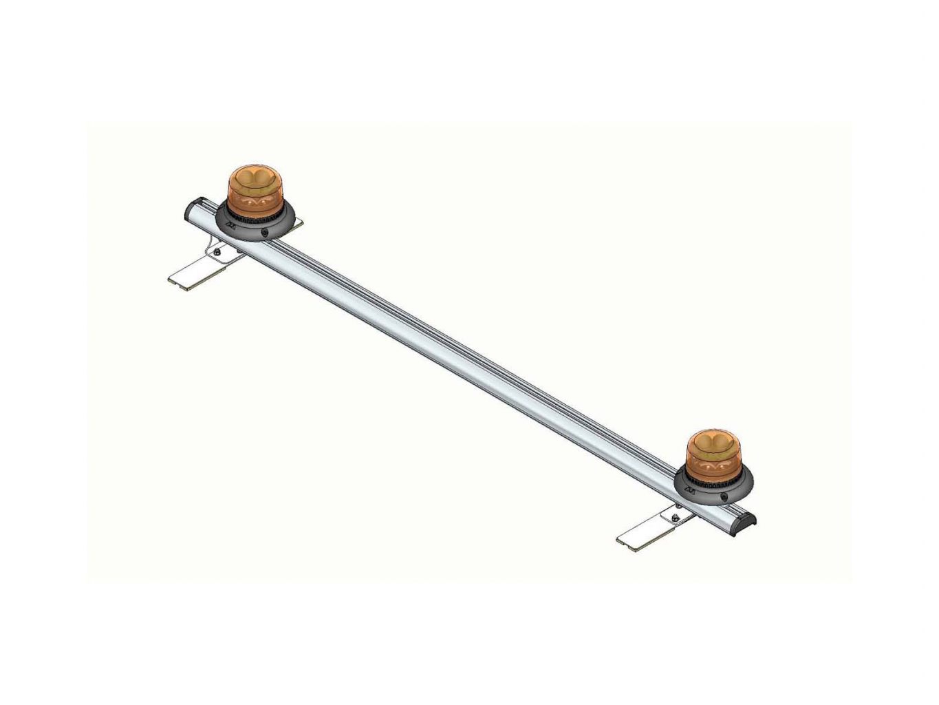 Signalling bar with 2 rotating Gyroled - Global Market