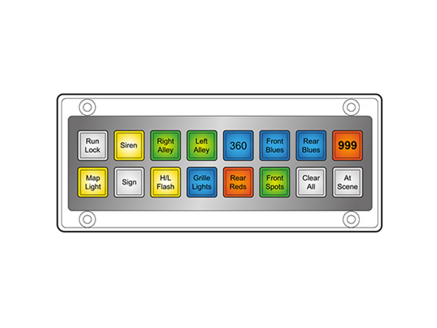 MCS-T16A Switch Panel - Global Market