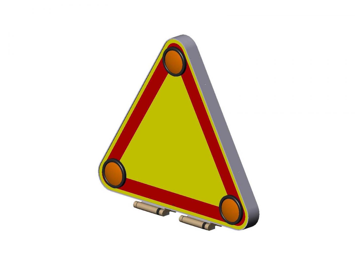 Led triangle with manual lift - Global Market