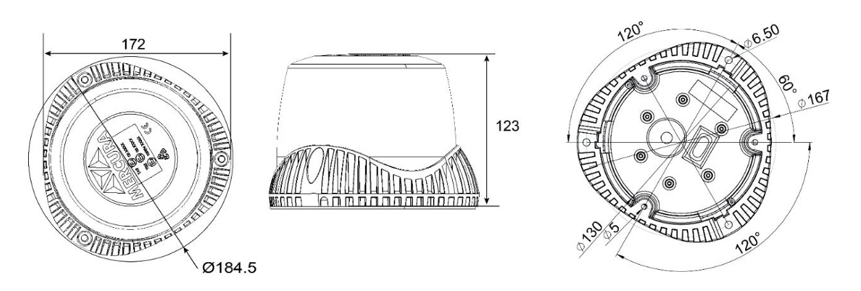 Kit 2 Blue Gyroled M130 - Mounting ISO - Global Market