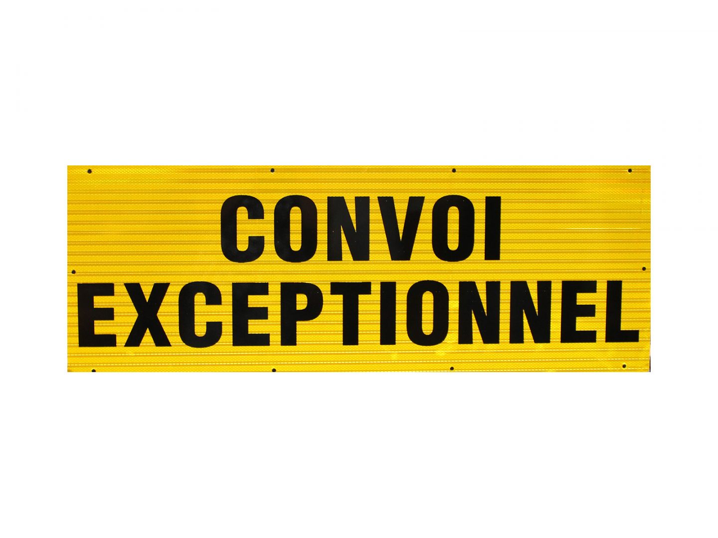 Panneau alu Convoi exceptionnel - Standby France