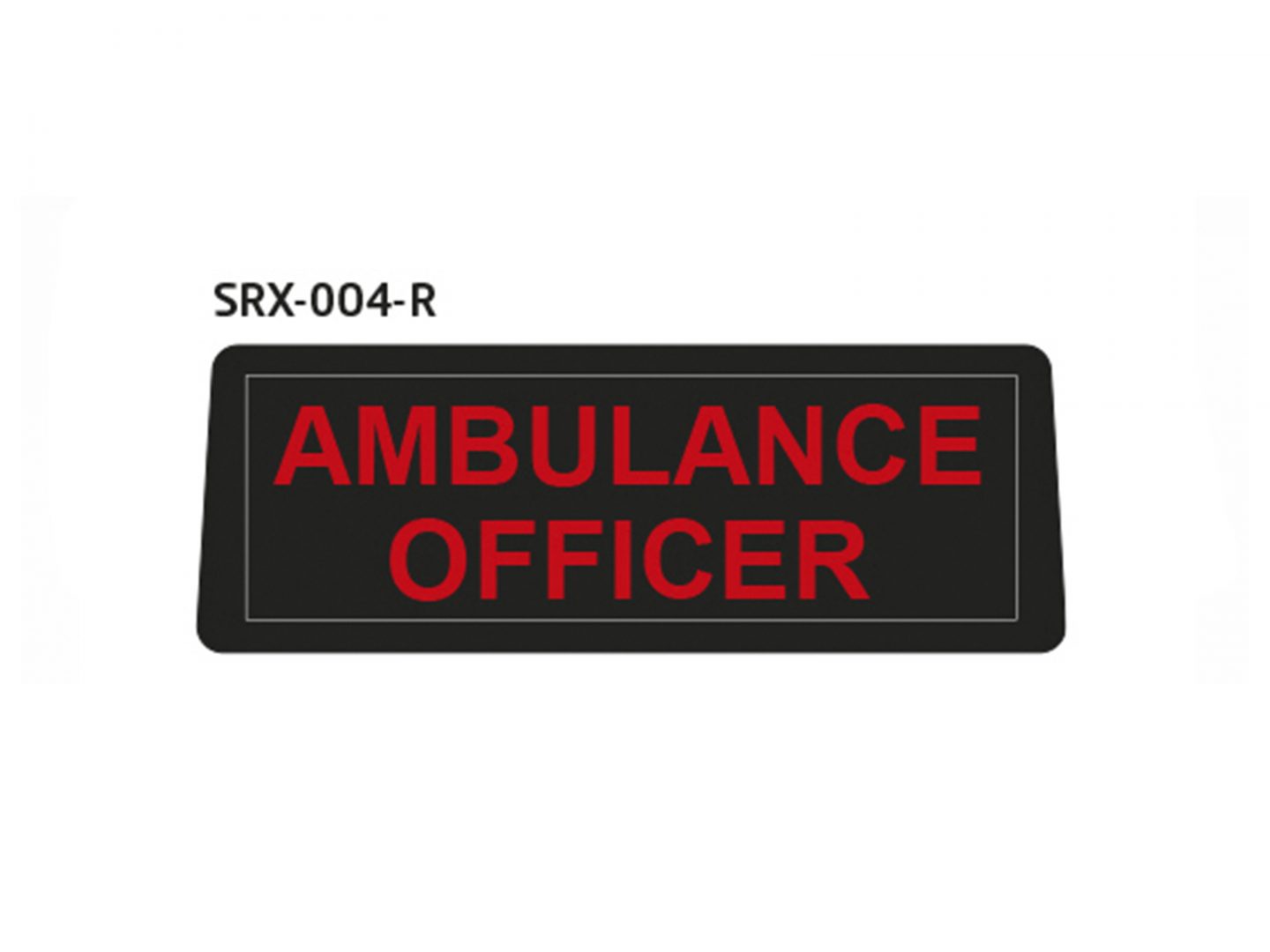 Safe Responder R - Rear LED Sign - United Kingdom