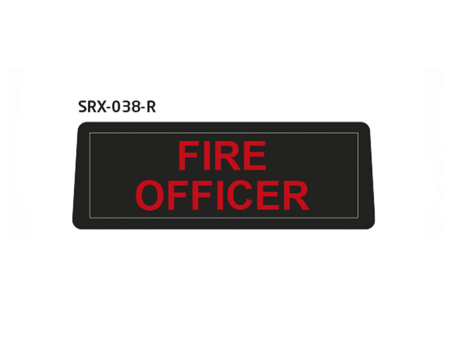 Safe Responder R - Rear LED Sign - United Kingdom