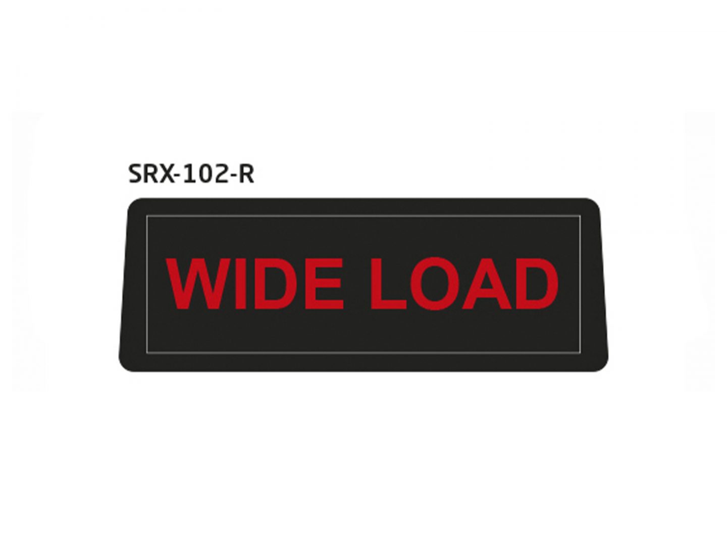 Safe Responder R - Rear LED Sign - United Kingdom