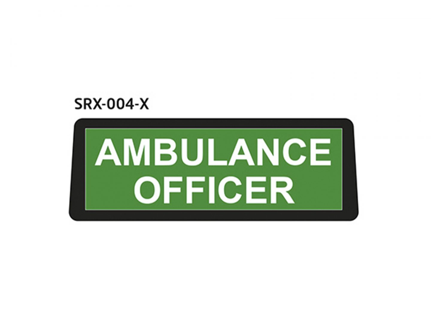 Safe Responder X - LED Visor Sign - United Kingdom
