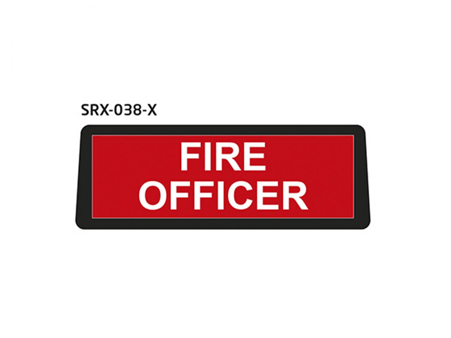 Safe Responder X - LED Visor Sign - United Kingdom