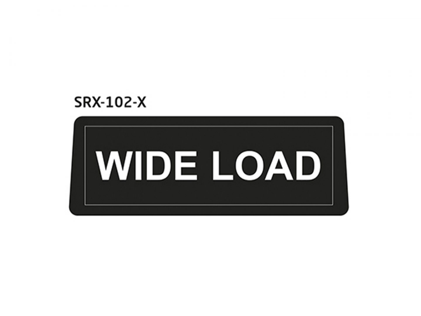 Safe Responder X - LED Visor Sign - United Kingdom
