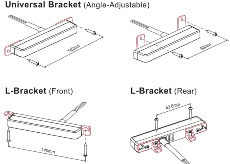 Edge Saber Ultra-Slimline 3-Way LED Module - United Kingdom